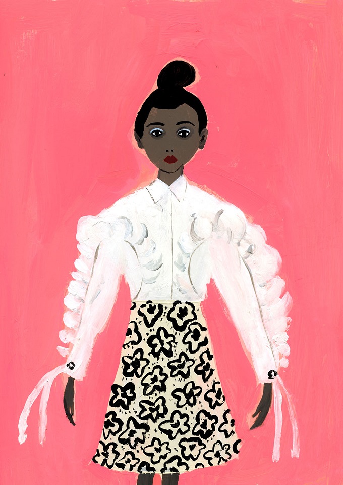 Colorful portraits by Katy Smail - ArtisticMoods.com