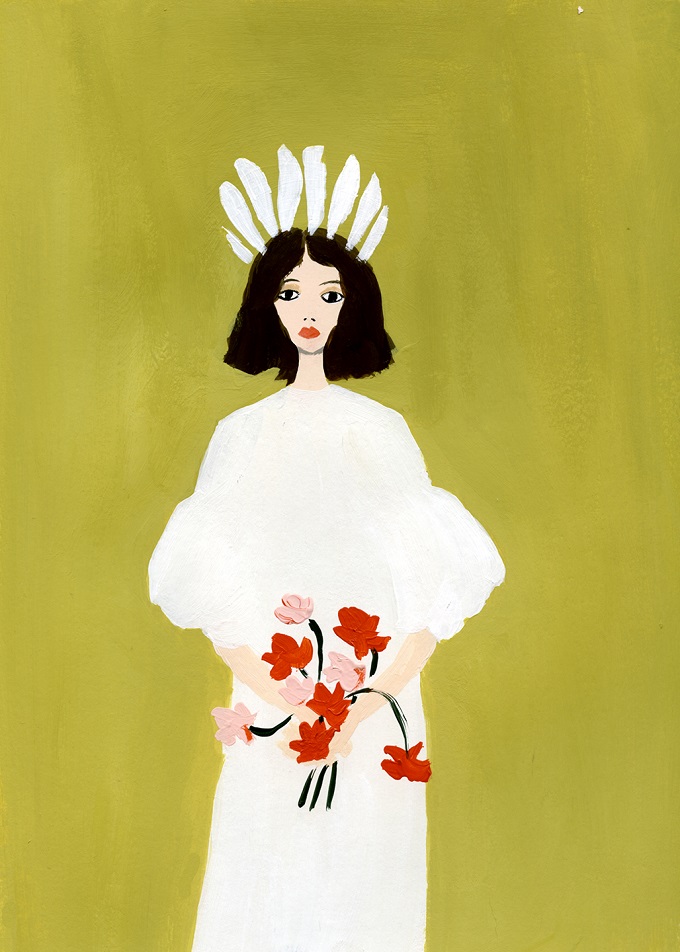 Colorful portraits by Katy Smail - ArtisticMoods.com