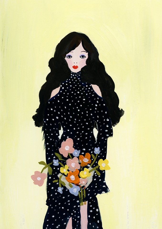 Colorful portraits by Katy Smail - ArtisticMoods.com