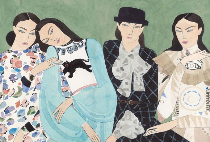 Kelly Beeman's illustrations for Marie Claire Italia - ArtisticMoods.com