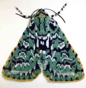 Knitted Moths by Max Alexander - ArtisticMoods.com